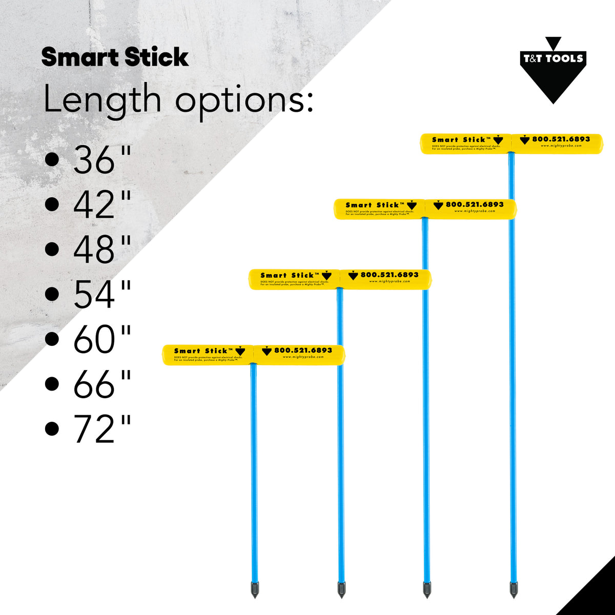 Smart Stick Steel Soil Probe - from $67 - T&T Tools – T&T Tools, Inc.